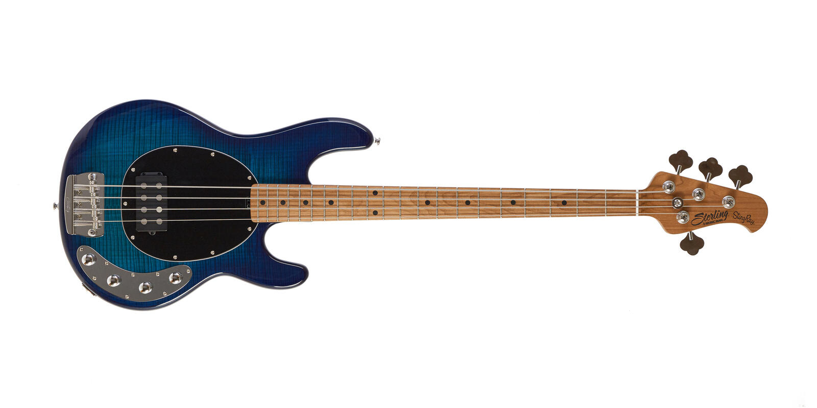 Music Man Sterling StingRay Ray34 Neptune Blue - Guitar Village